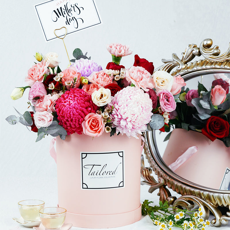 Fancy Luxury Flower Box | Best Gift For Mom in Kuala Lumpur – Tailored ...